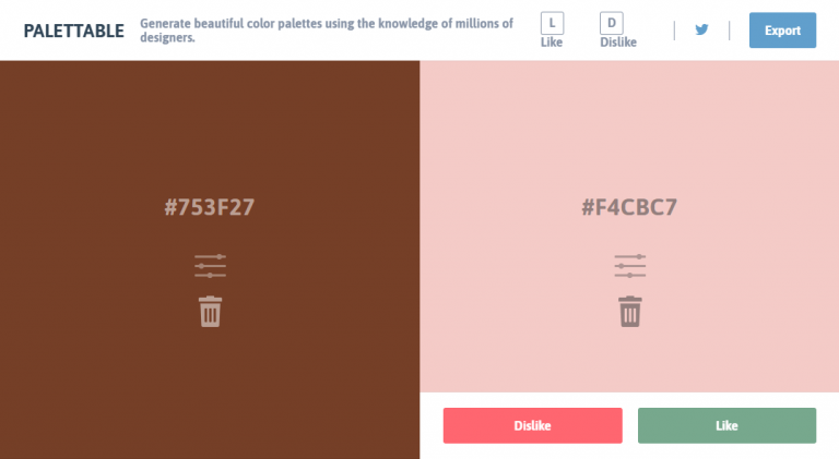 Palettable 超乎直覺性的配色工具，找你最愛的色 - 李介介的介入影像